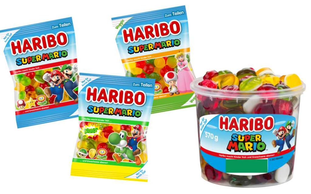 Haribo Super Mario Fruchtgummis - atundo Food, Drinks and more