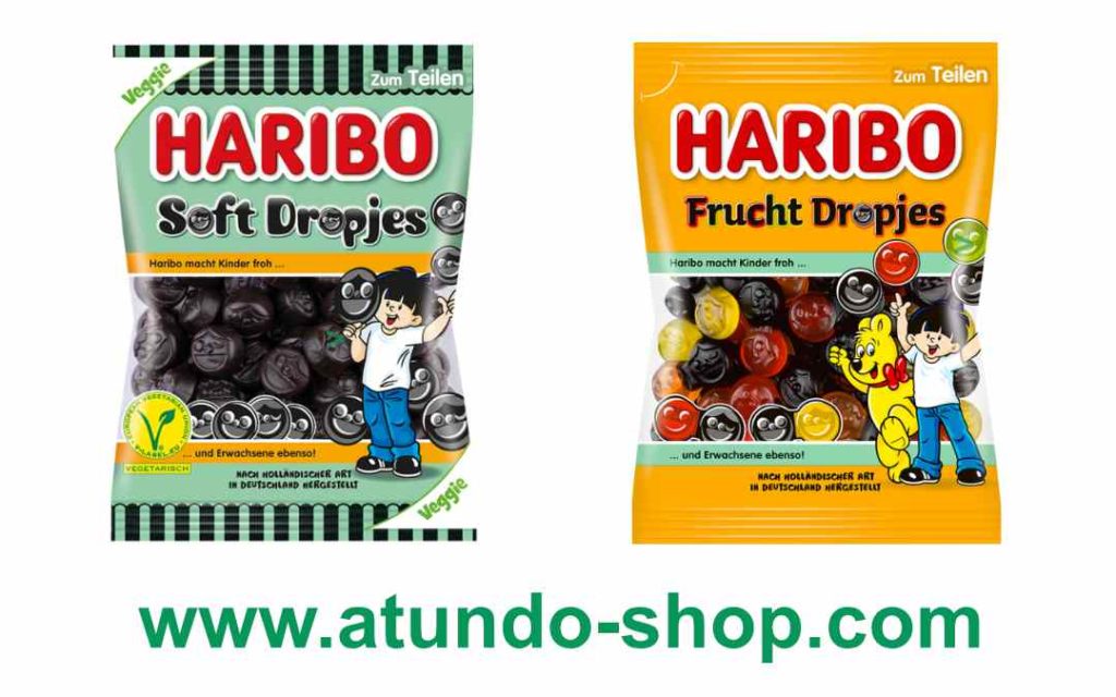 Haribo Soft Dropjes und Frucht Dropjes - atundo Food, Drinks and more