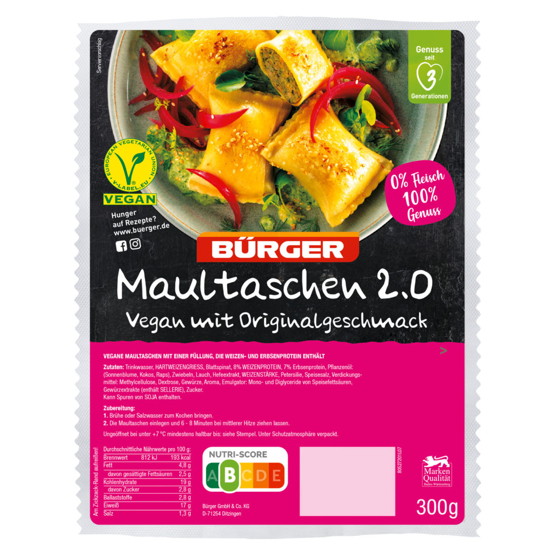 Bürger Maultaschen 2.0 - atundo Food, Drinks and more