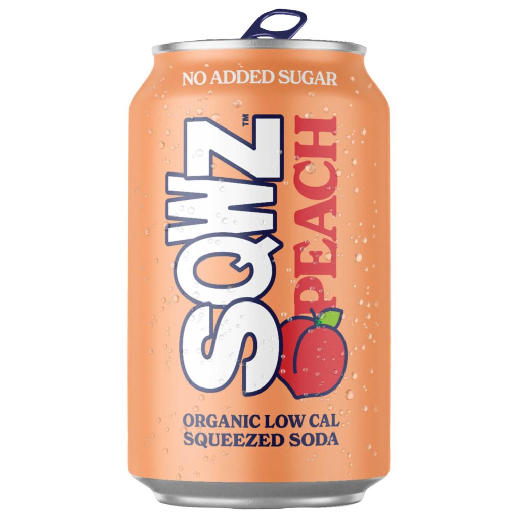 SQWZ Peach (12x330ml Dose) - atundo Food, Drinks and more
