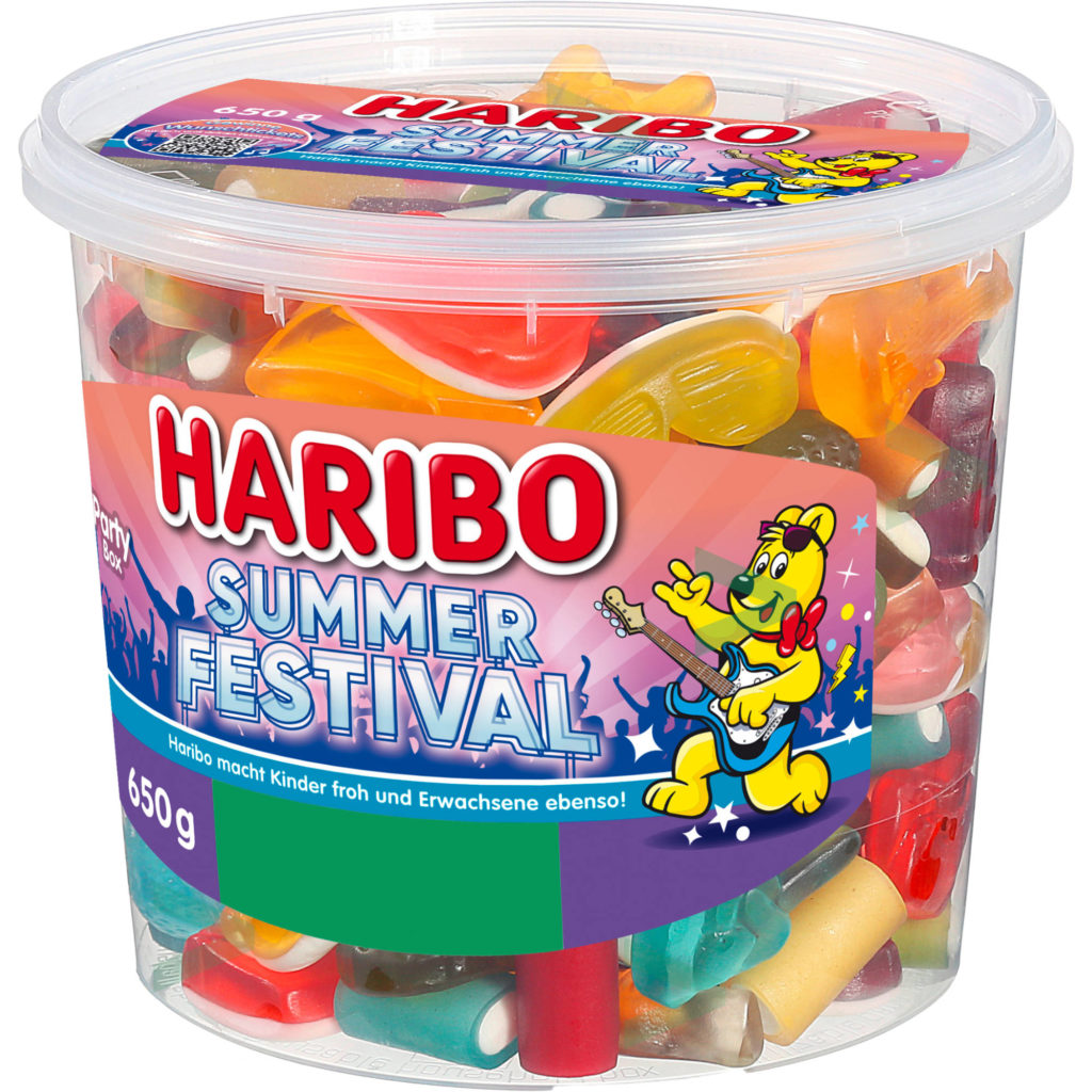 Haribo Summer Festival (650g Runddose) - atundo Food, Drinks and more