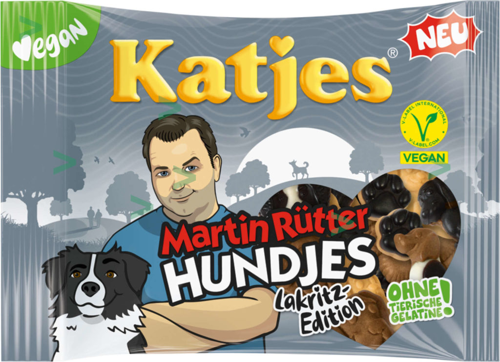 Hundjes Martin Ruetter x Katjes Beutel - atundo Food, Drinks and more